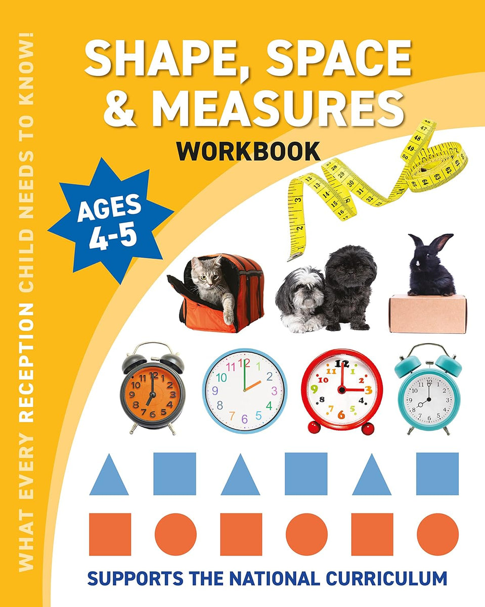 Children's Shape, Space & Measures Workbook – Reception Ages 4 to 5 Ye ...