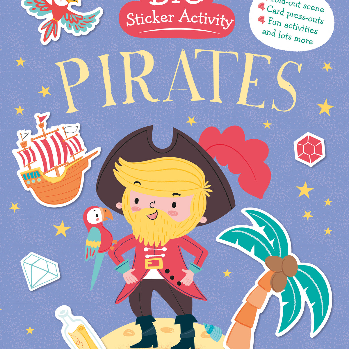 Big Sticker Activity Book – Pirates – Robert Frederick