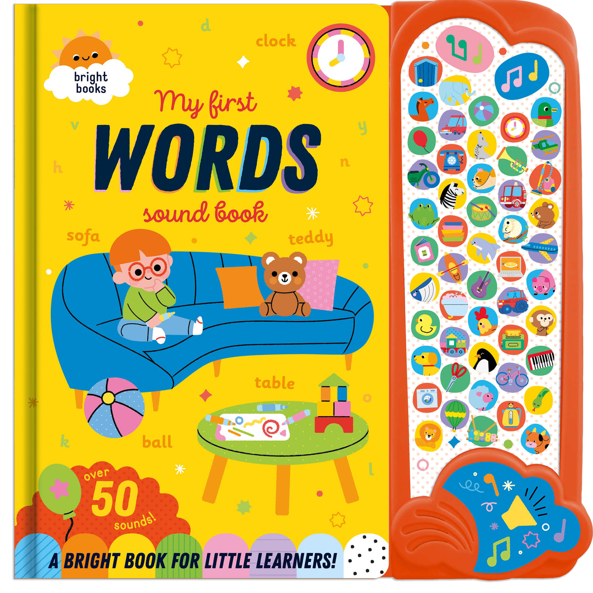 My First Words Sound Book - Giant Fold-Out Sound Book with 50 Words fo ...