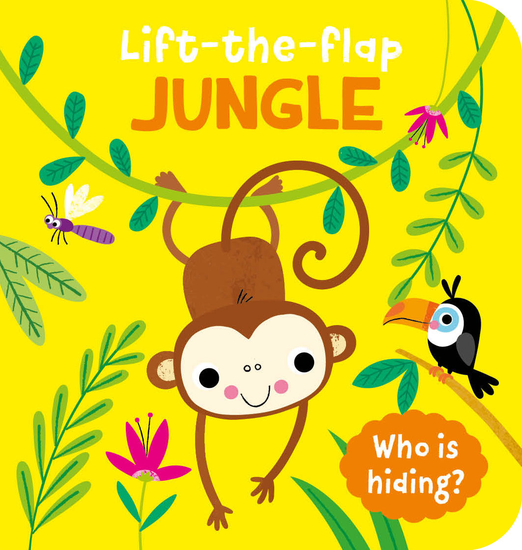 Lift-The-Flap Jungle – Children’s Mini Board Book – Robert Frederick