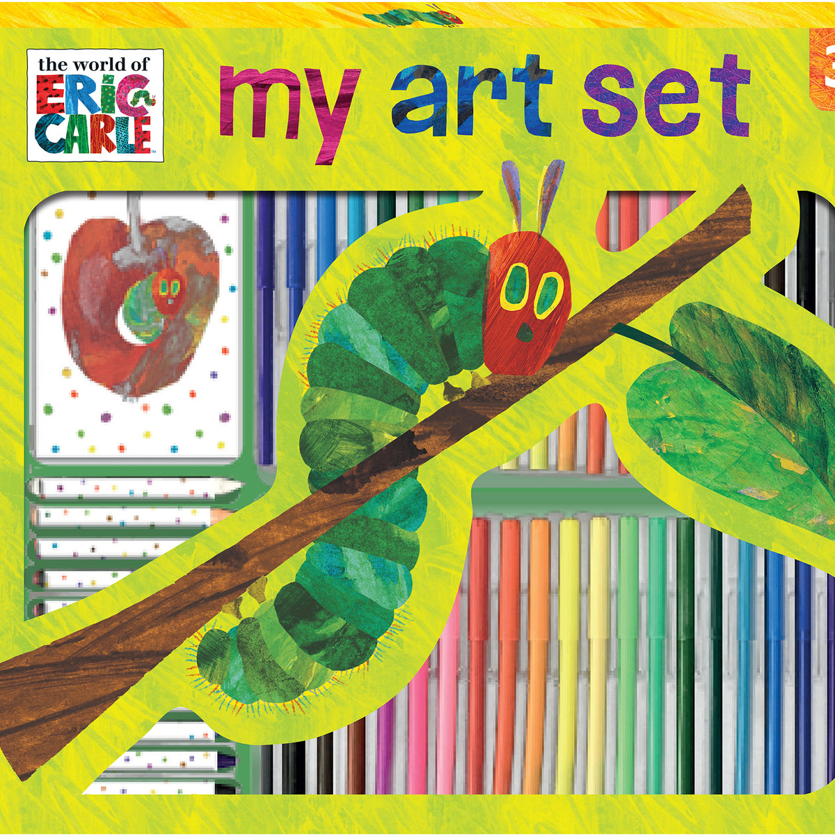 The Very Hungry Caterpillar Children's 53 Piece Art Set - For Ages 3 t ...
