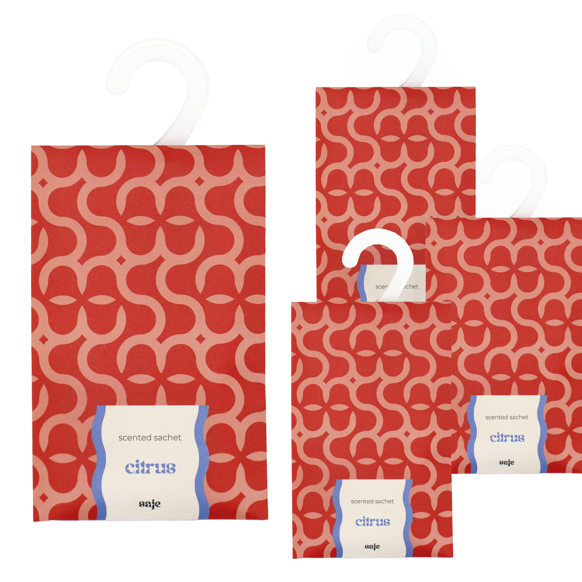 Saje Scented Hanging Sachet - Set of 4 Citrus – Robert Frederick