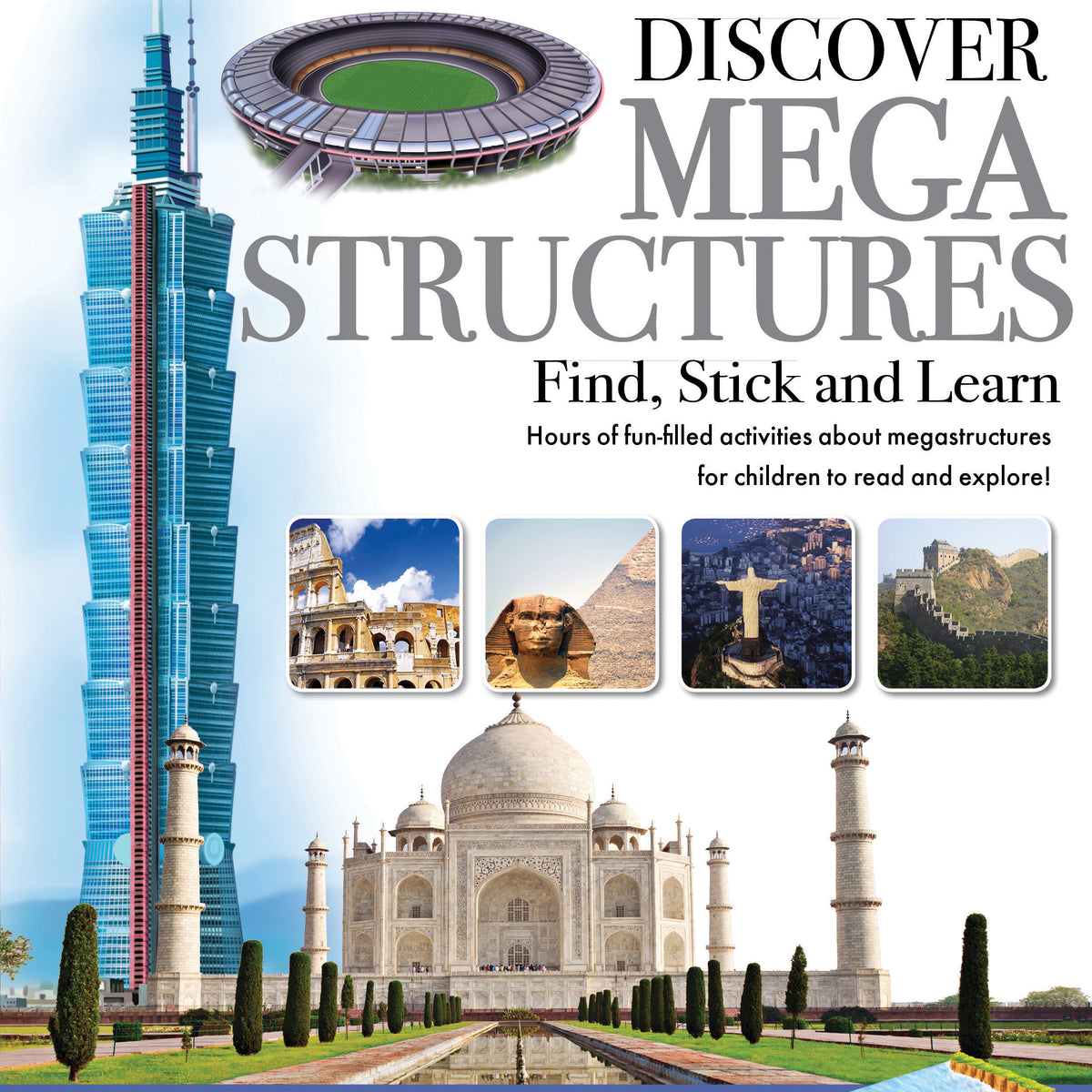 Discover Mega Structures Sticker Book - Find, Stick and Learn – Robert Frederick