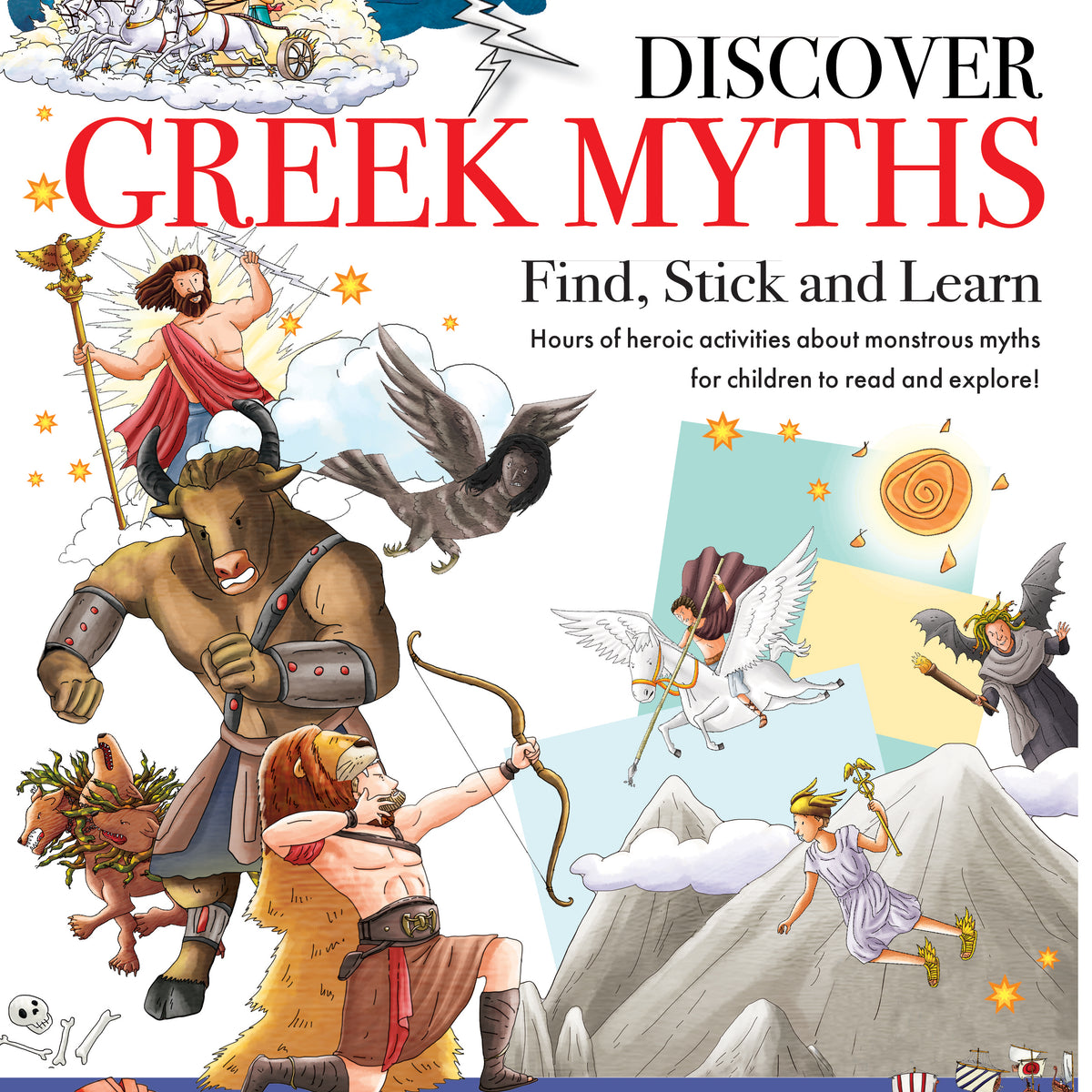 Discover Greek Myths Sticker Book - Find, Stick and Learn – Robert ...