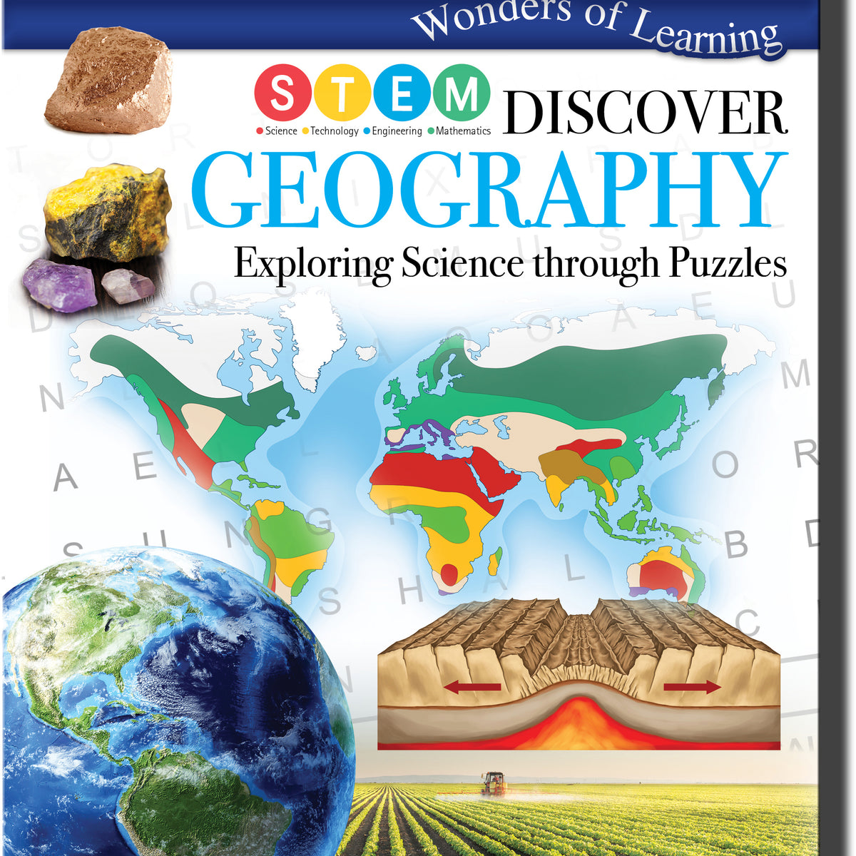 Discover Geography – Wordsearch Puzzle Book – Robert Frederick