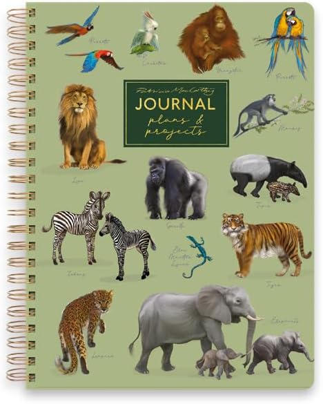 Patricia MacCarthy A5 Notebook With Dividers - Jungle Design – Robert ...