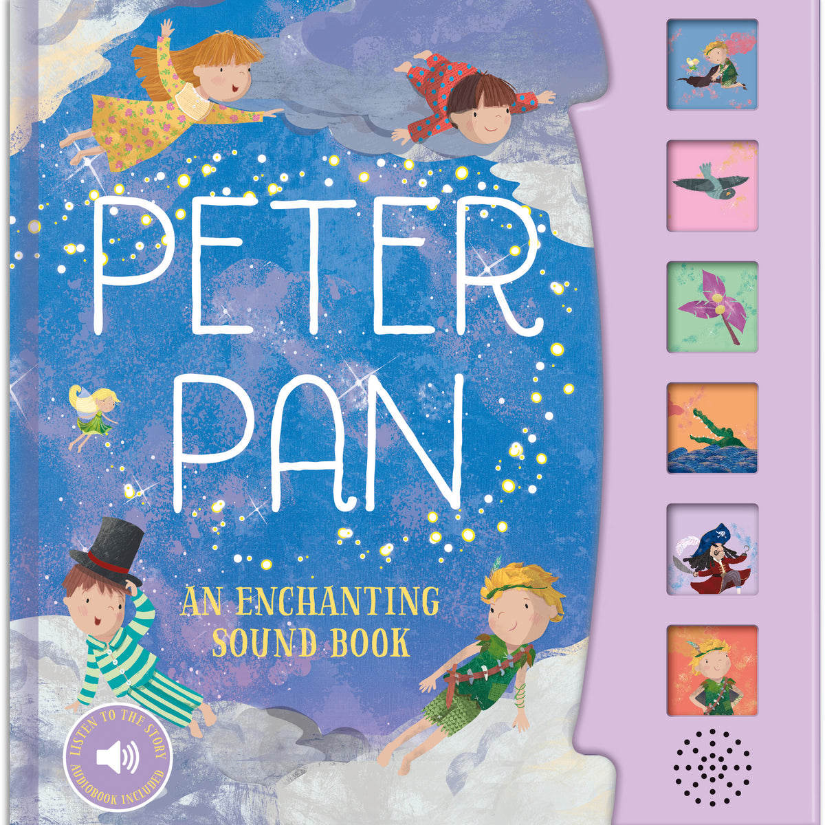 Peter Pan Fairy Tale Sound Book - 6 Enchanting Sound Buttons To Press ...