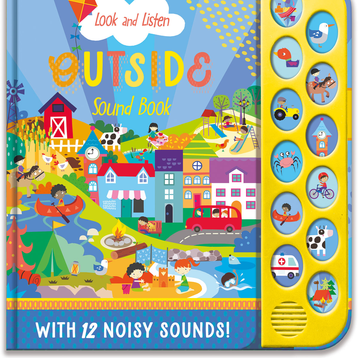 Look and Listen Outside - Children's 12 Button Sound Book – Robert ...