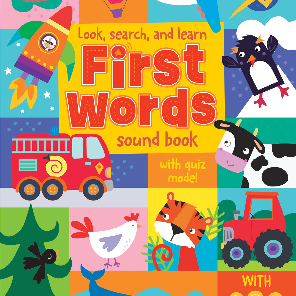Look, Search and Learn First Words Sound Book - Includes 350 Sounds ...