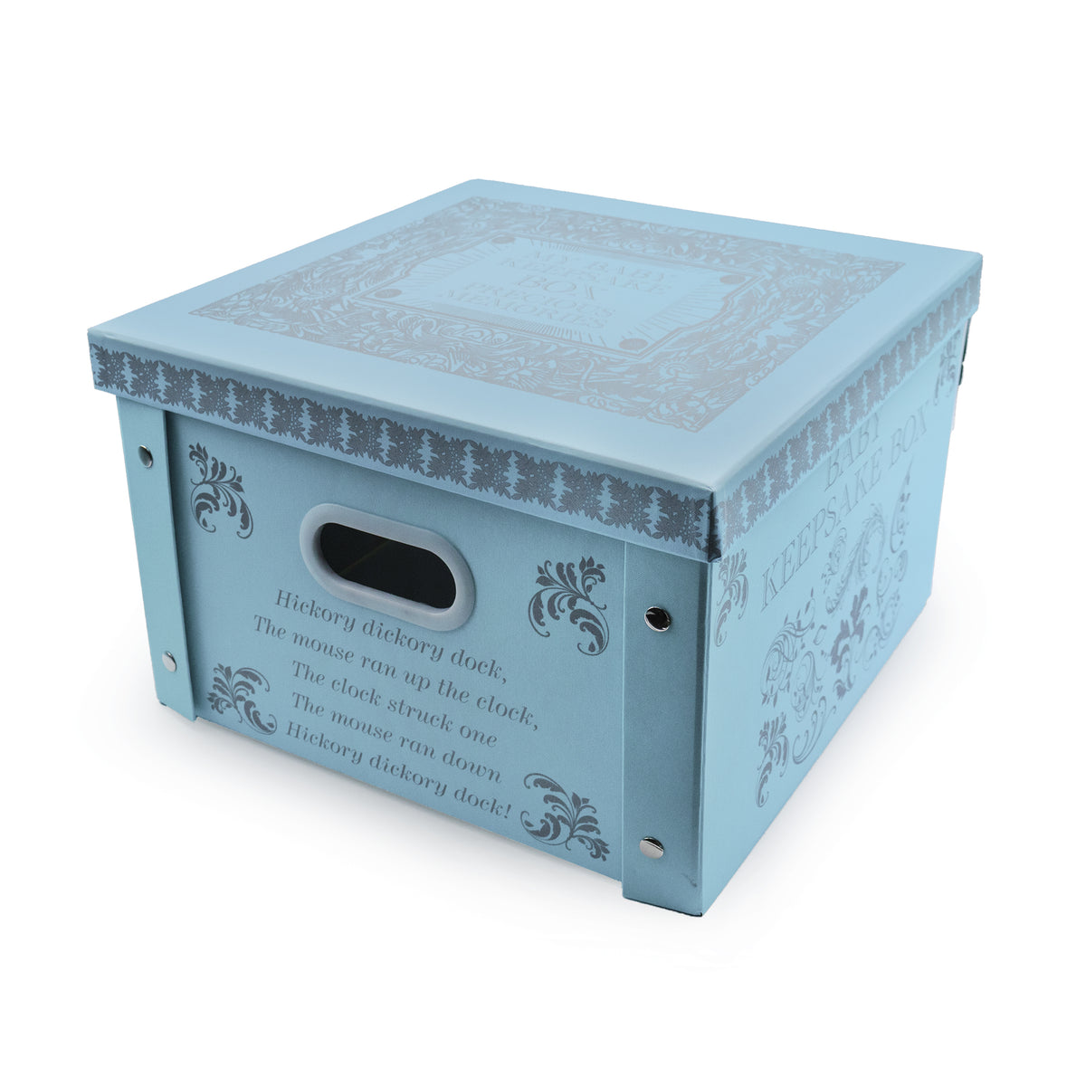 Baby Keepsake Collapsible Storage Box – Hickory, Dickory Dock – Robert ...