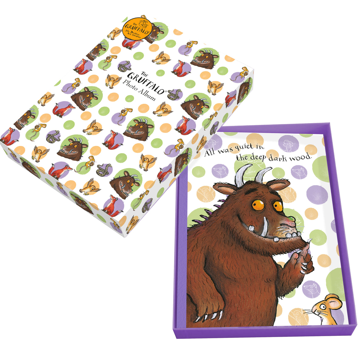 The Gruffalo Portrait Photograph Album in Gift Box - Holds 100 Photogr ...