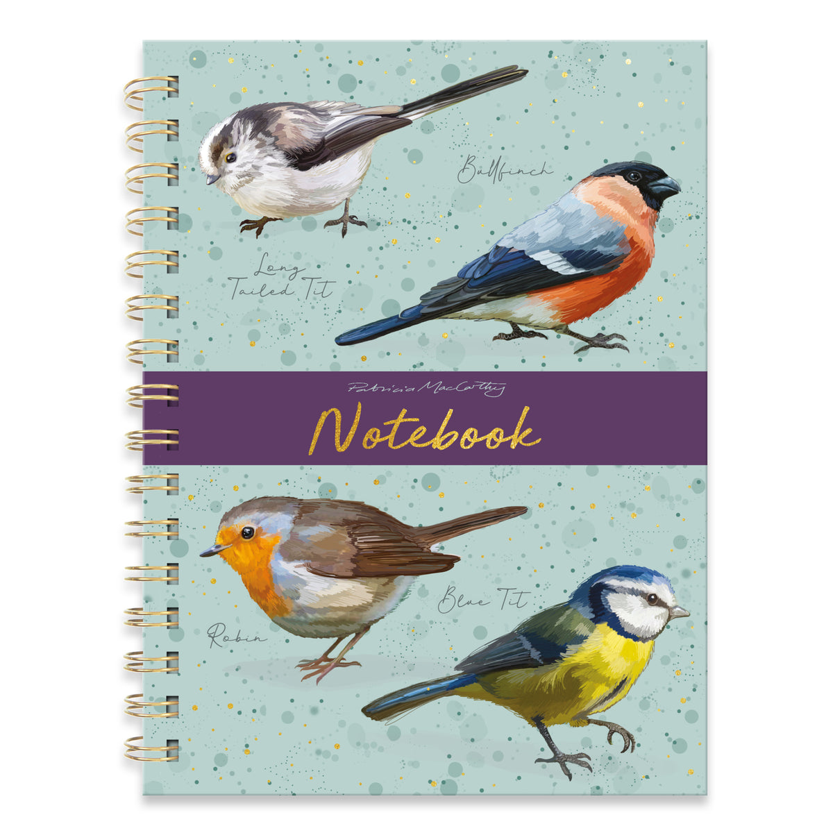 Patricia MacCarthy A5 Notebook With Dividers - Bird Design – Robert ...