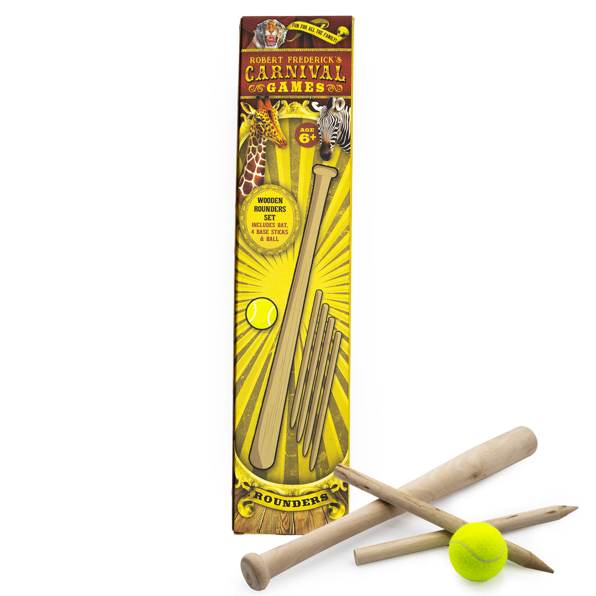 Carnival Games Wooden Rounders Set – Robert Frederick