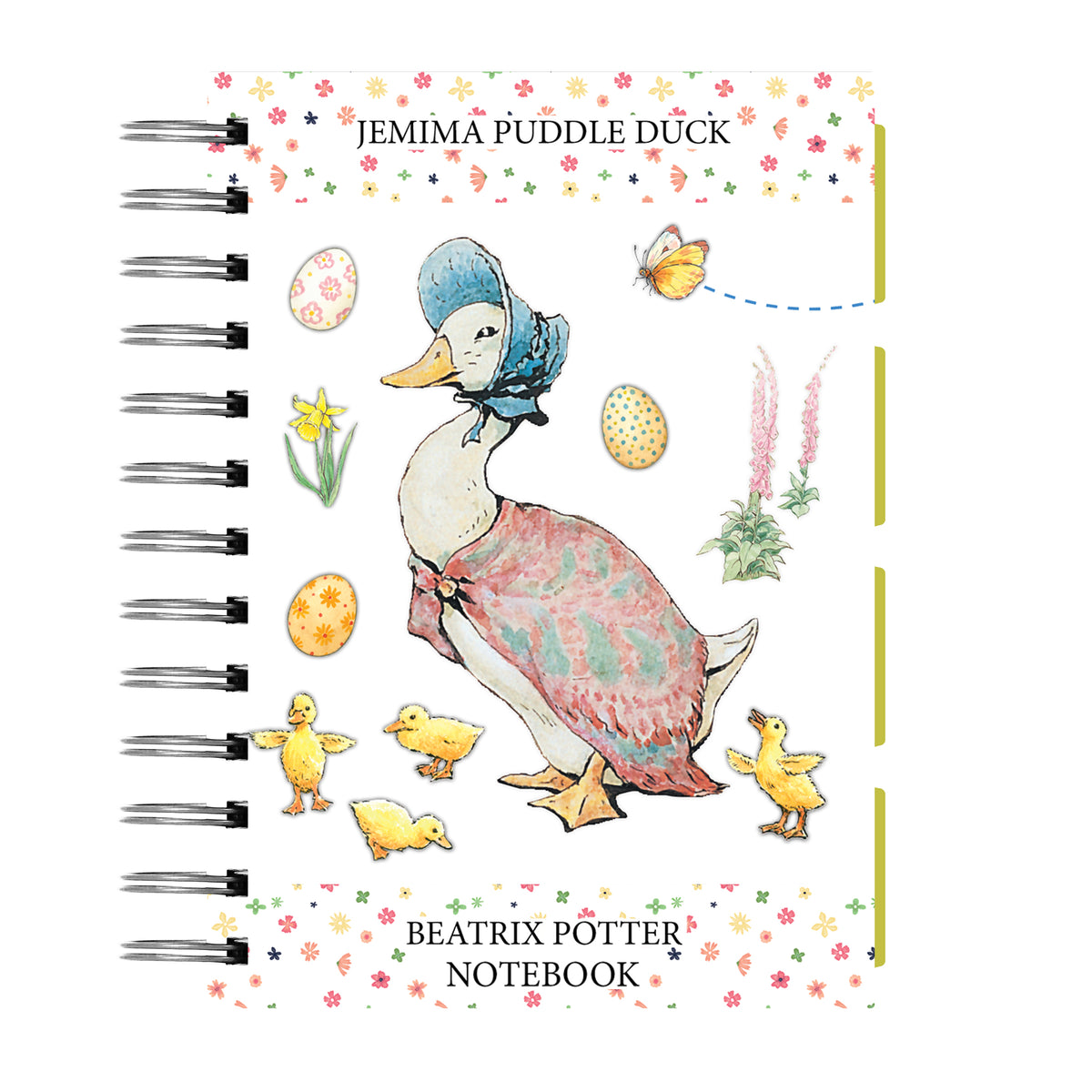Jemima Puddle-Duck A5 Wired Notebook With Dividers – Robert Frederick