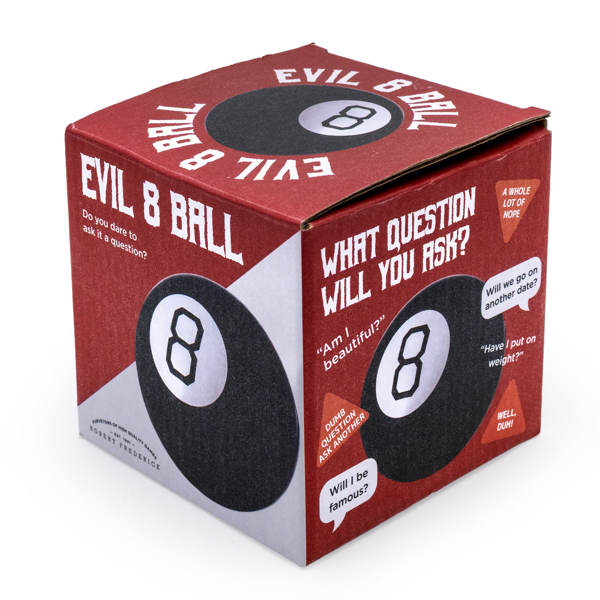 Evil 8 Ball - Hilarious Novelty Magic 8 Ball – Robert Frederick