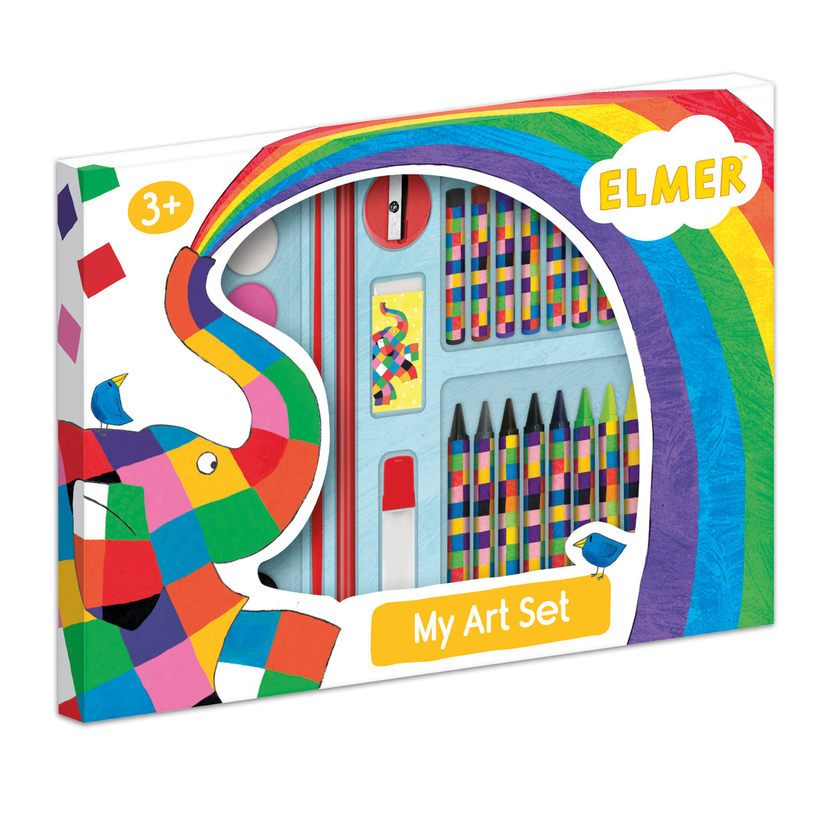Elmer Children's 42 Piece Art Set - For Ages 3 to 8 Years - Includes P ...