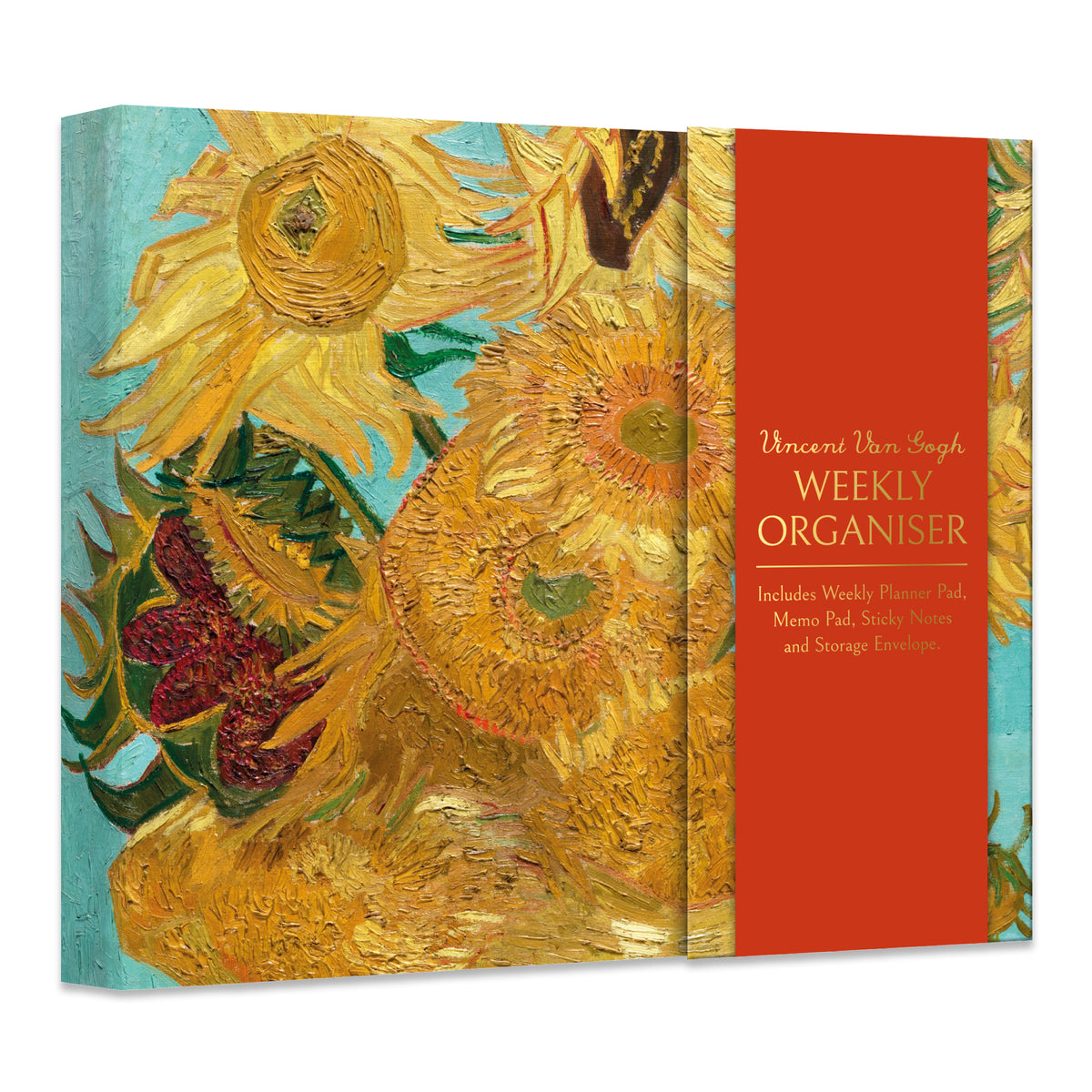 Van Gogh Sunflowers Weekly Planner Organiser With Sticky Notes – Robert ...