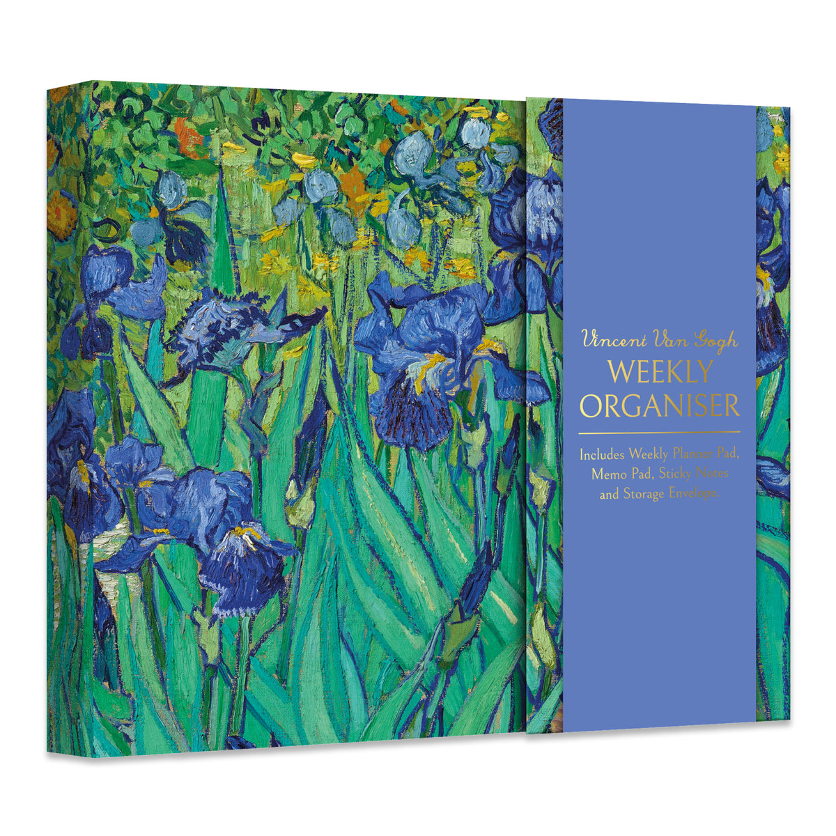 Van Gogh Irises Weekly Planner Organiser With Sticky Notes – Robert ...