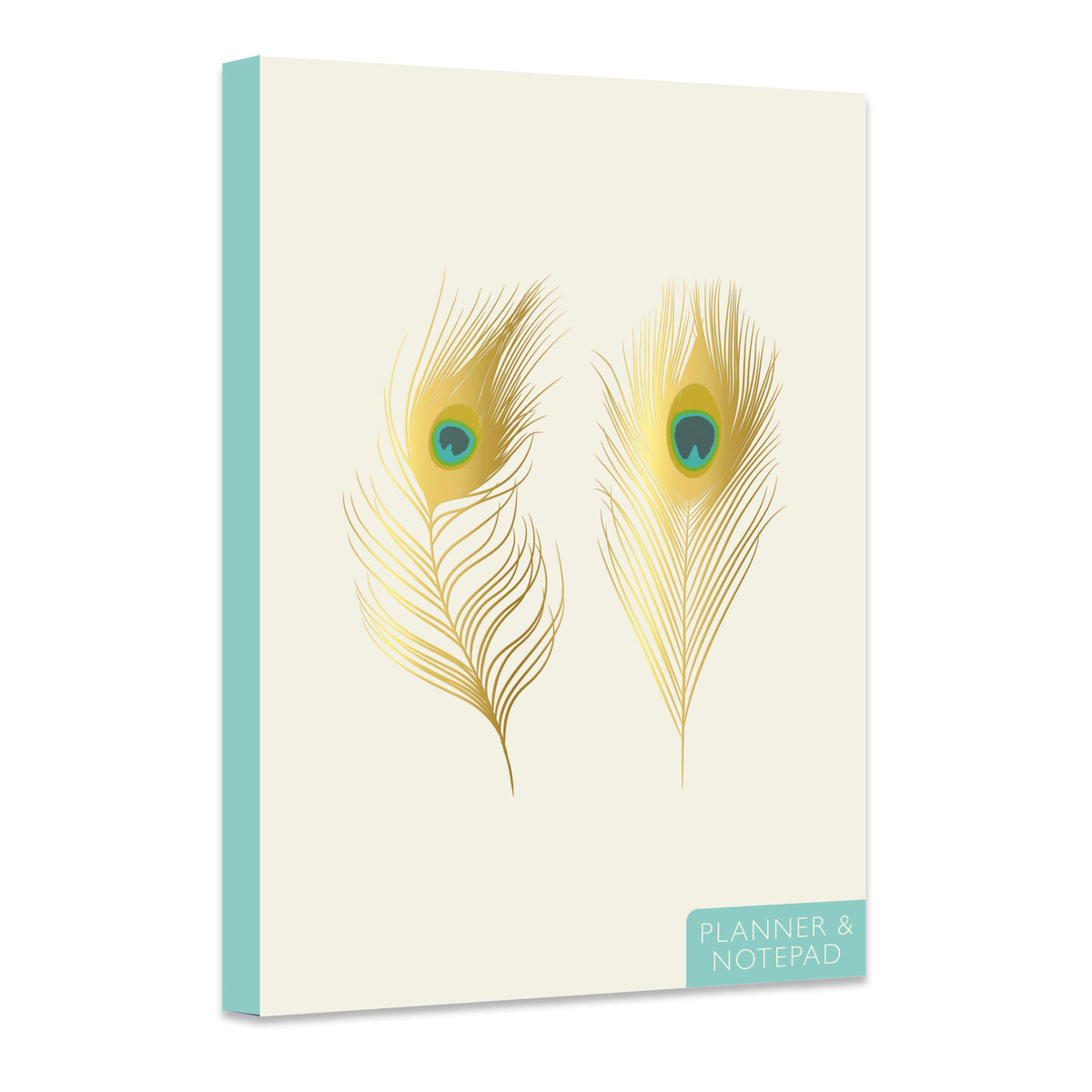 Peacock Feathers A5 Planner & Notepad With Sticky Notes – Robert Frederick