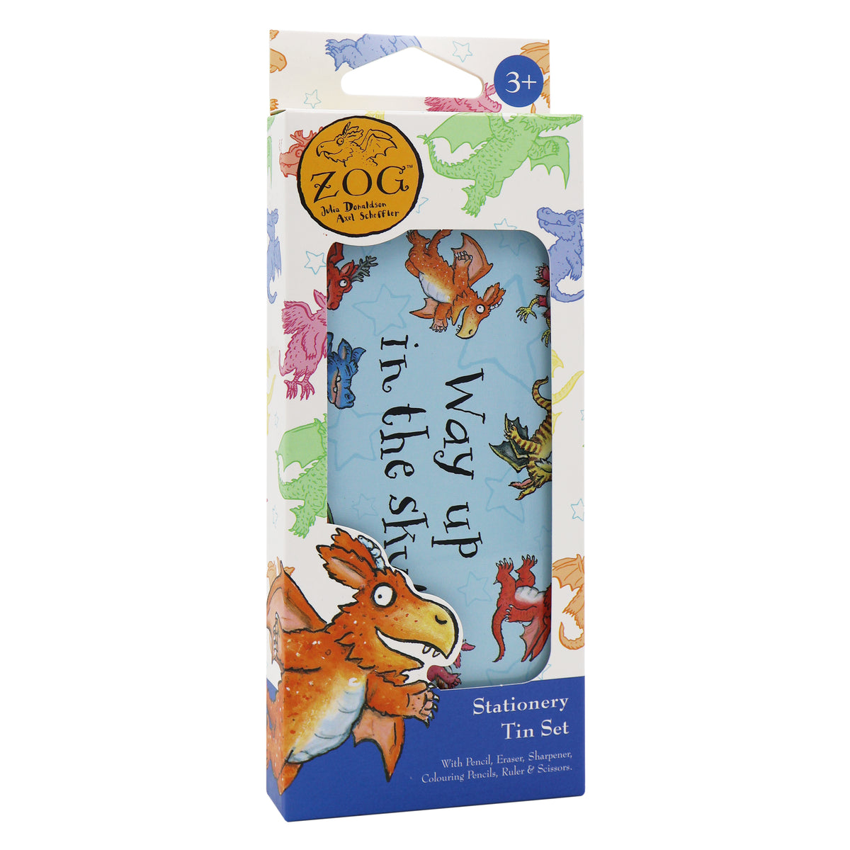 Zog Children's Stationery Tin Set - First School Stationery Set ...