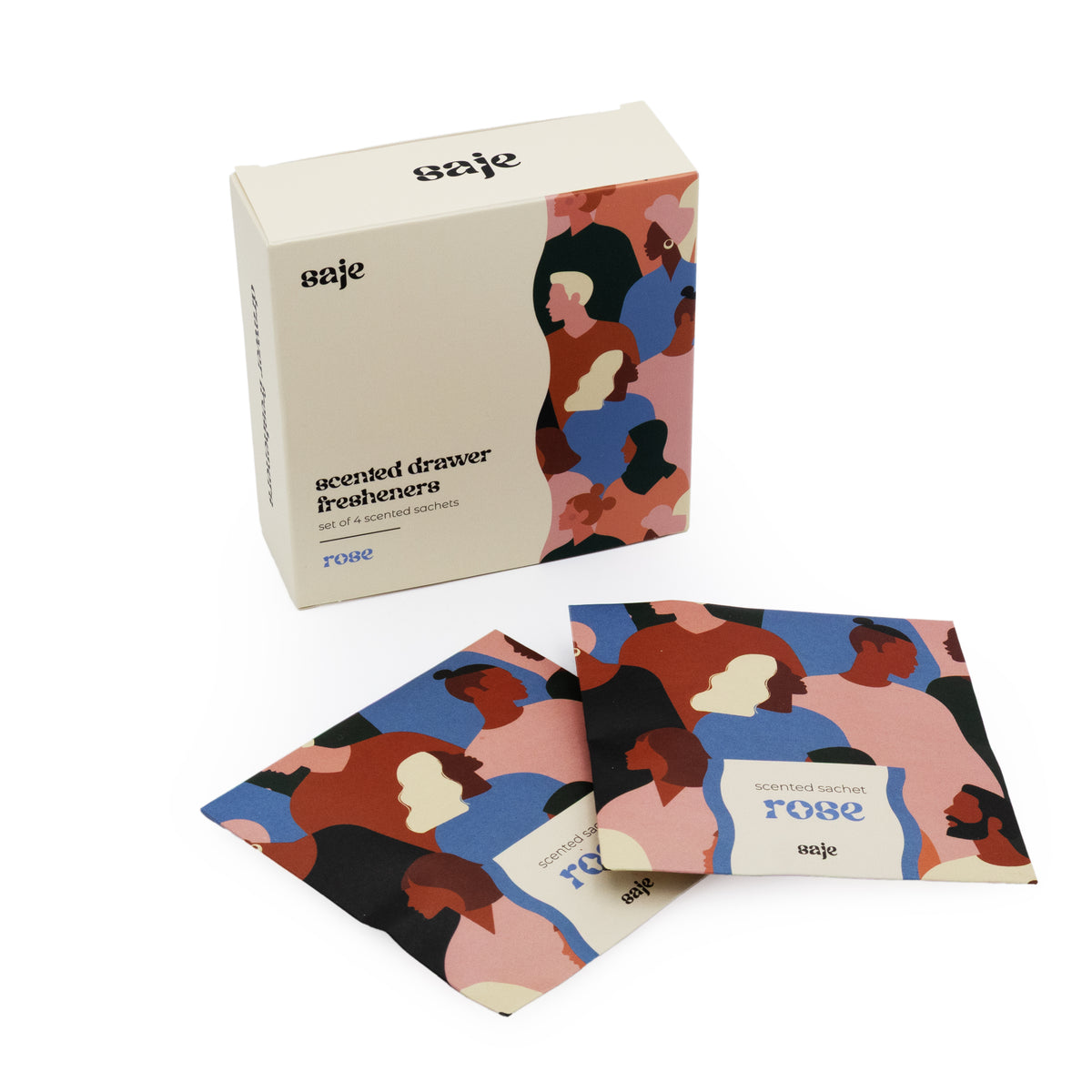 Saje Scented Sachet - Set of 4 Rose - People Design – Robert Frederick