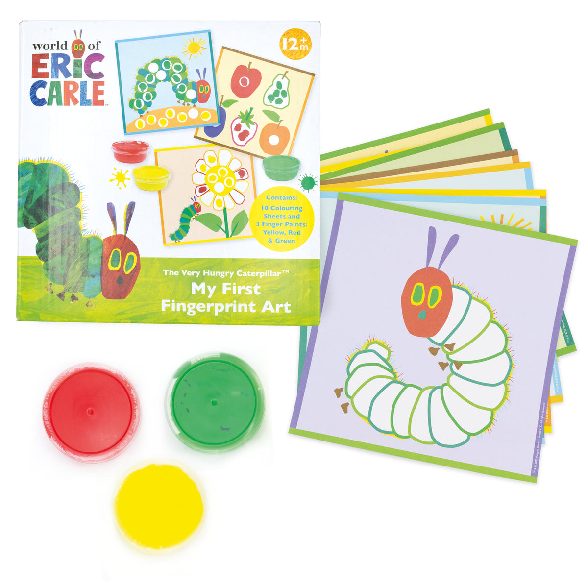 World of Eric Carle My First Fingerprint Art Kit – Toddler Craft Set w ...
