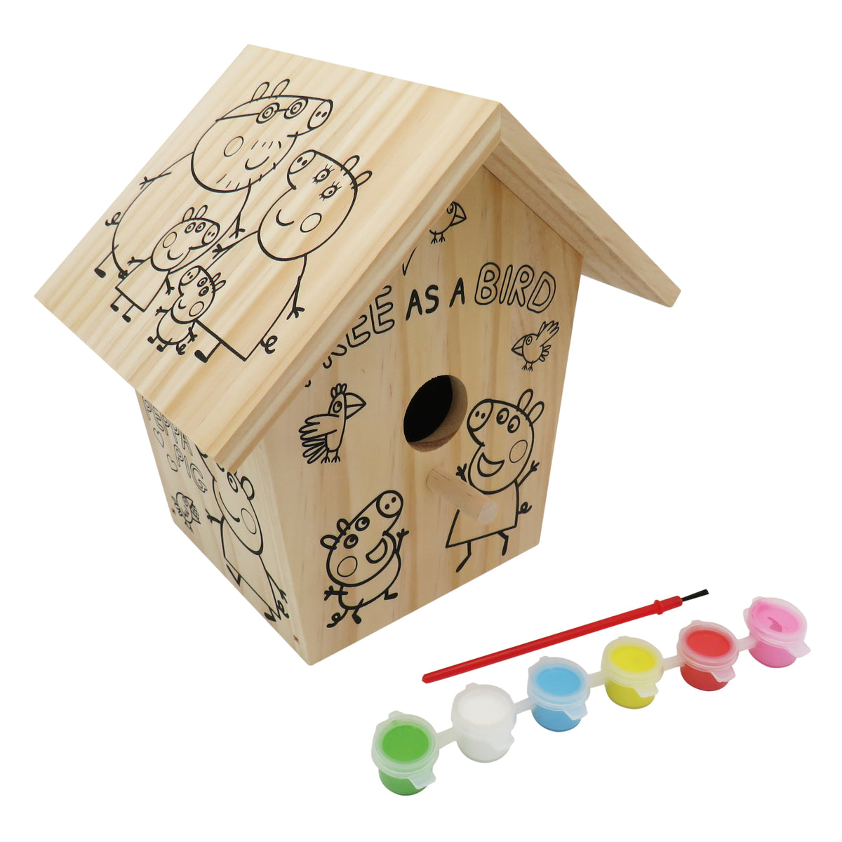 Peppa Pig Paint Your Own Bird House – Robert Frederick