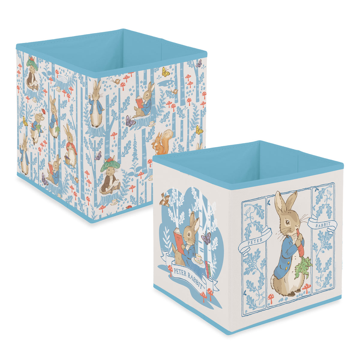 Peter Rabbit Fabric Storage Cubes – Pack of Two – Robert Frederick