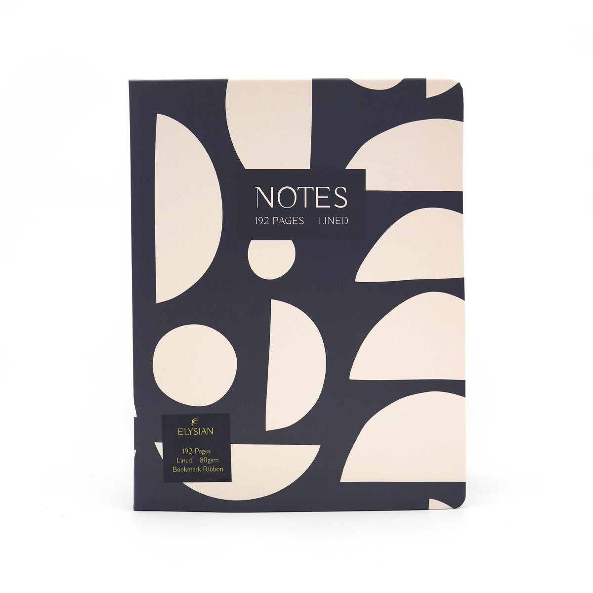 Journal Notebook – Monochrome Shapes B5 Design – Robert Frederick
