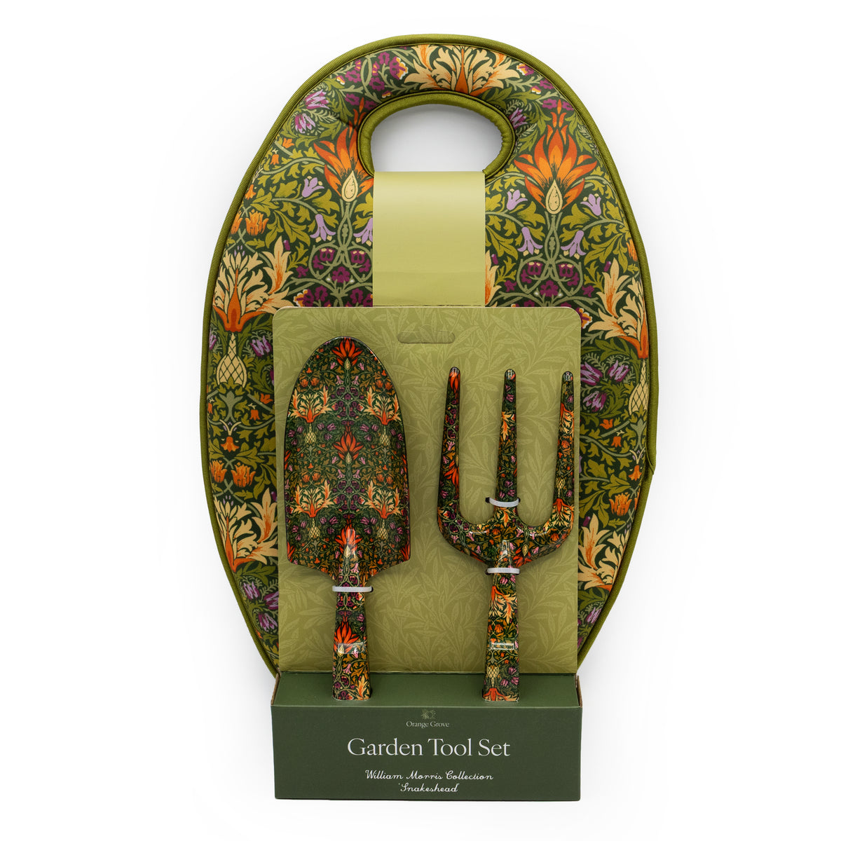 Orange Grove Gardening Tool & Kneeler Set – William Morris Snakeshead ...
