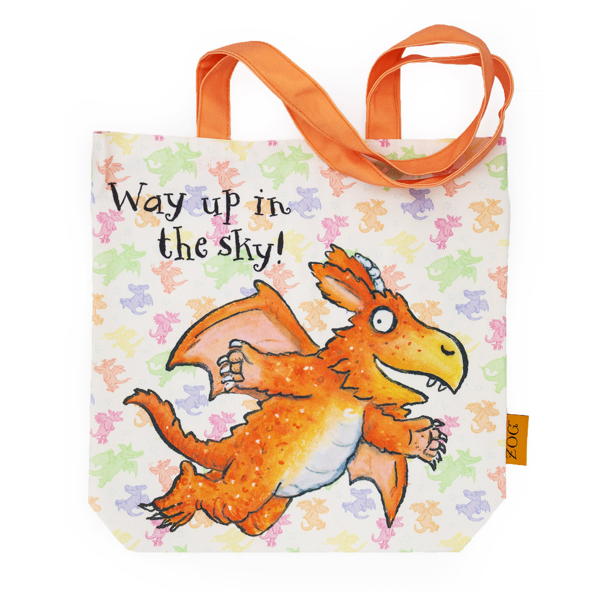 Zog Tote Bag - Official Cotton Bag with “Way Up in the Sky” Design ...