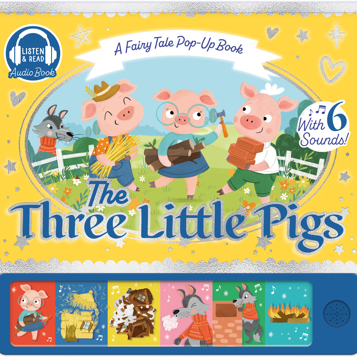 The Three Little Pigs - Children’s Fairy Tale Pop-Up Sound Book ...