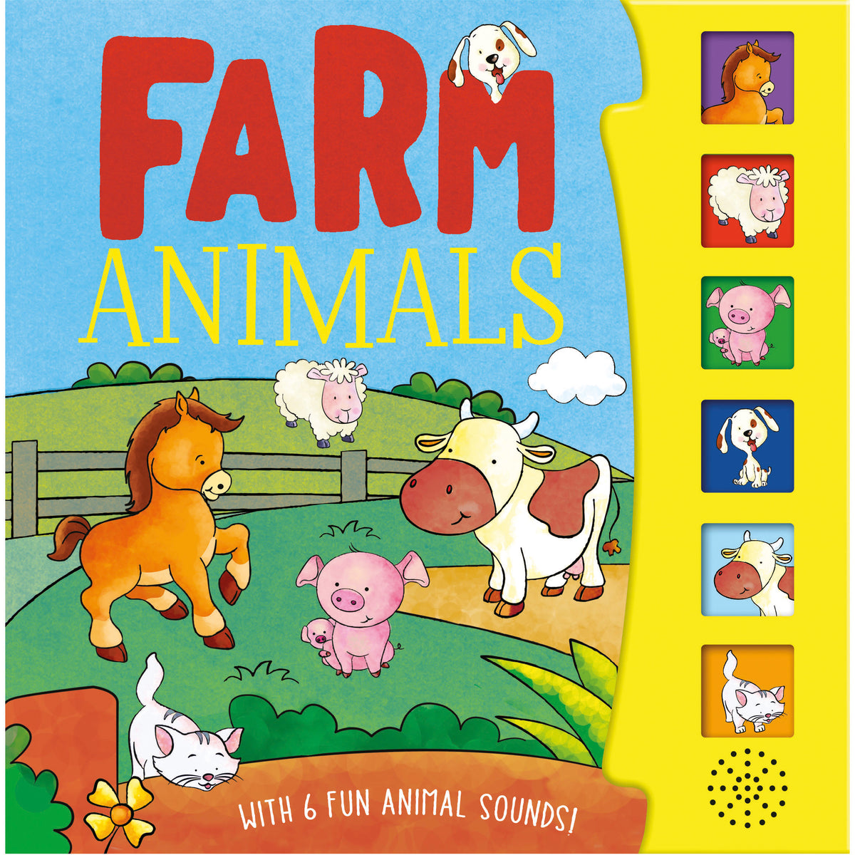 Farm Animals – Children’s 6 Button Sound Book – Robert Frederick
