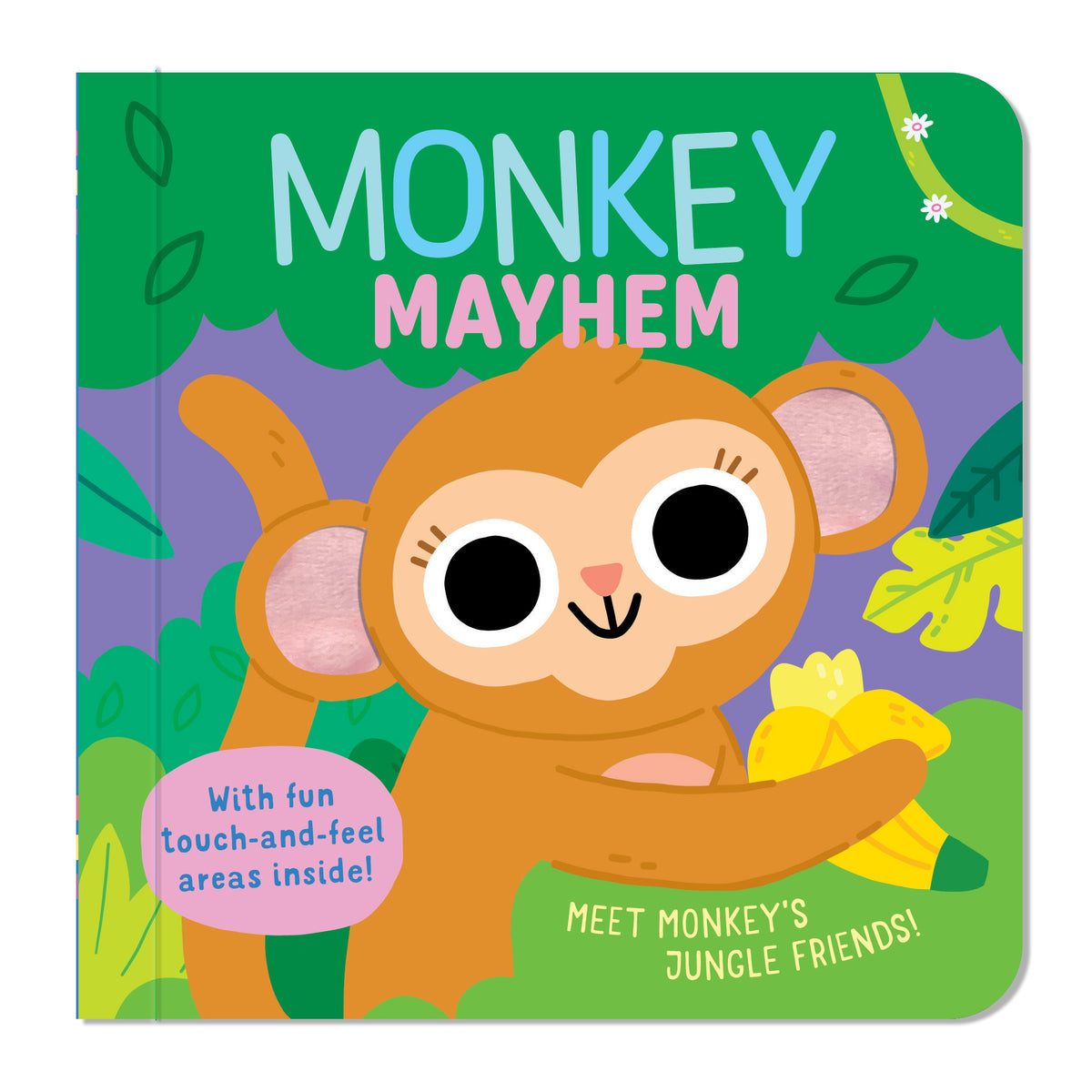 Monkey Mayhem – Touch & Feel Board Book - Jungle Sensory Book – Robert ...