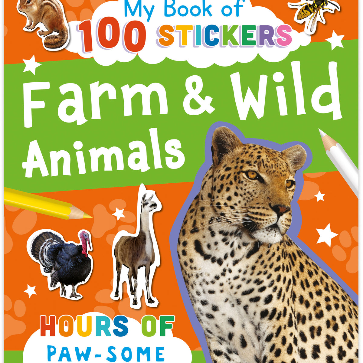 My Book Of 100 Stickers - Farm & Wild Animals – Robert Frederick