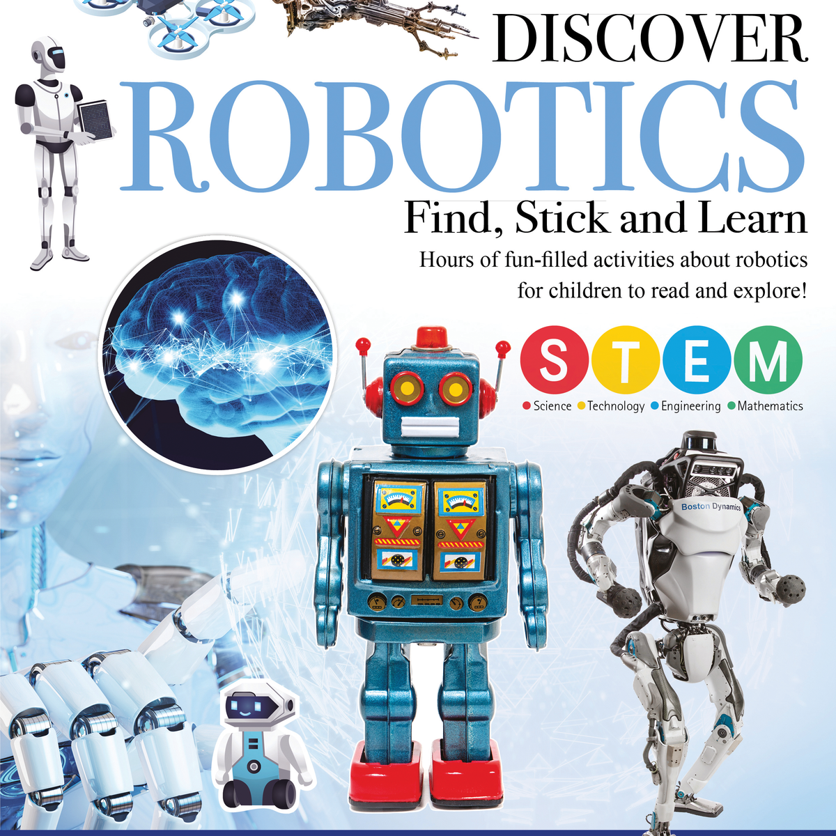 Discover Robotics Sticker Book - Find, Stick and Learn – Robert Frederick