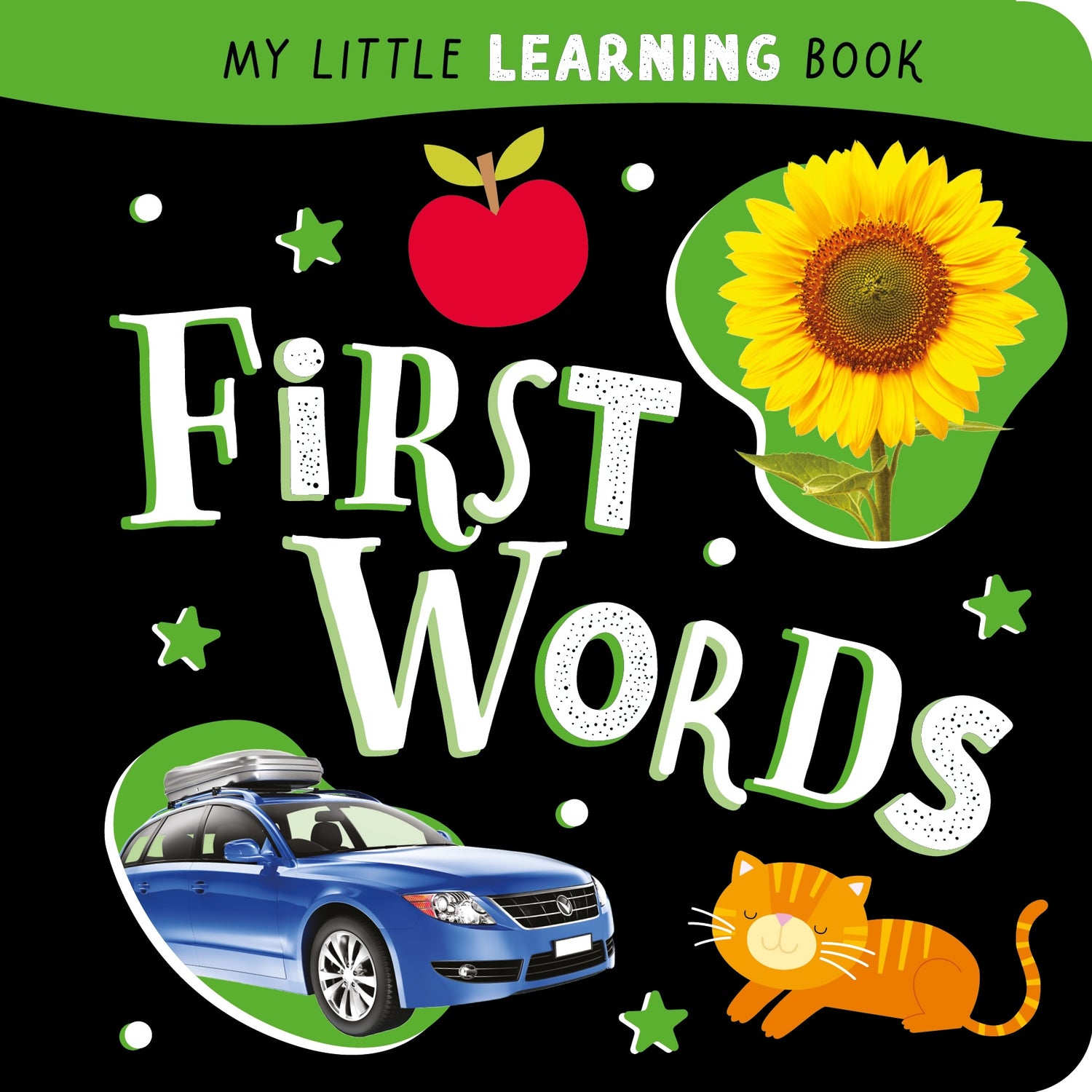 First Words Neon Baby Board Book - Learn Everyday Words 6 Months+ ...