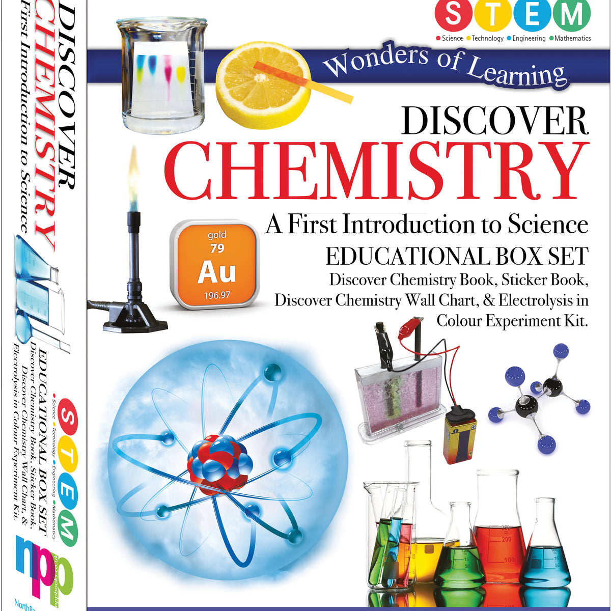 Discover Chemistry Educational Box Set - Children's STEM Learning ...