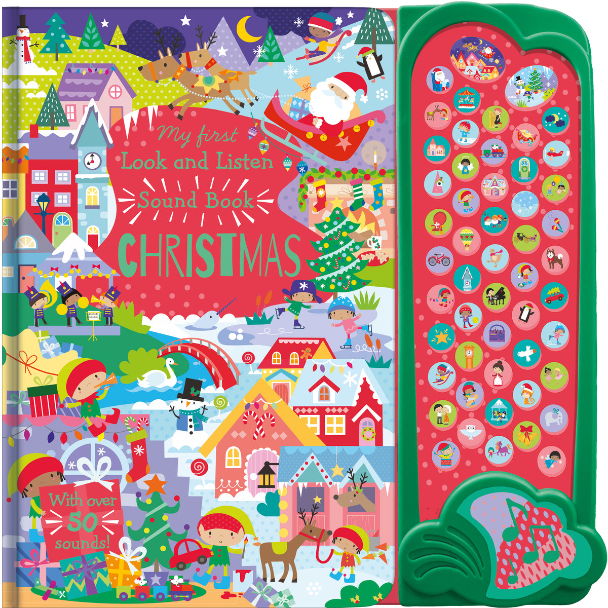 My First Look & Listen Christmas - Interactive 50 Sound Button Book ...